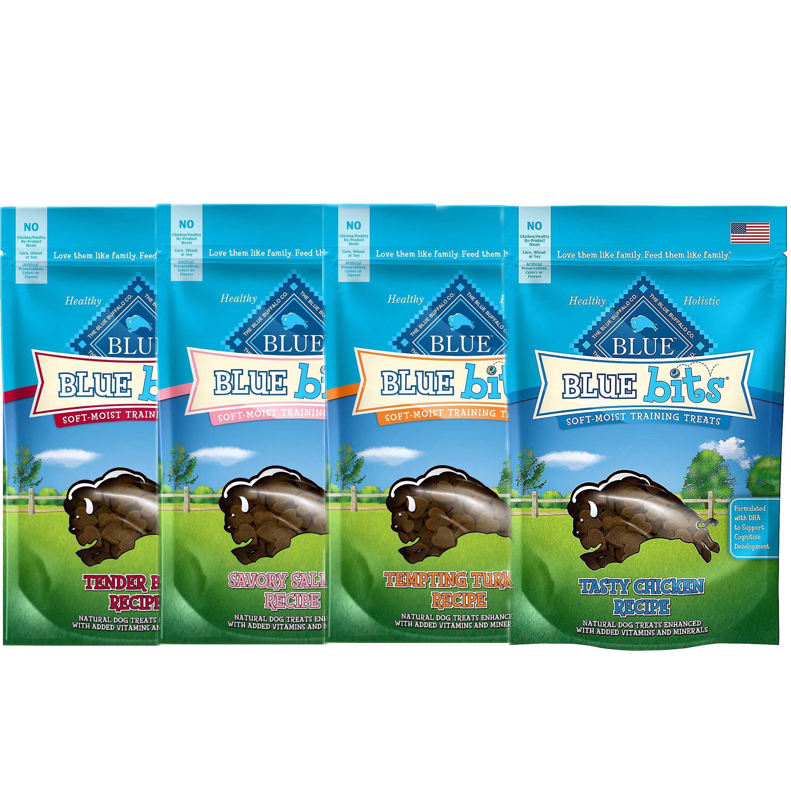 Blue Buffalo BLUE Bits for Dogs Variety Pack, 4 Pack - Walmart.com