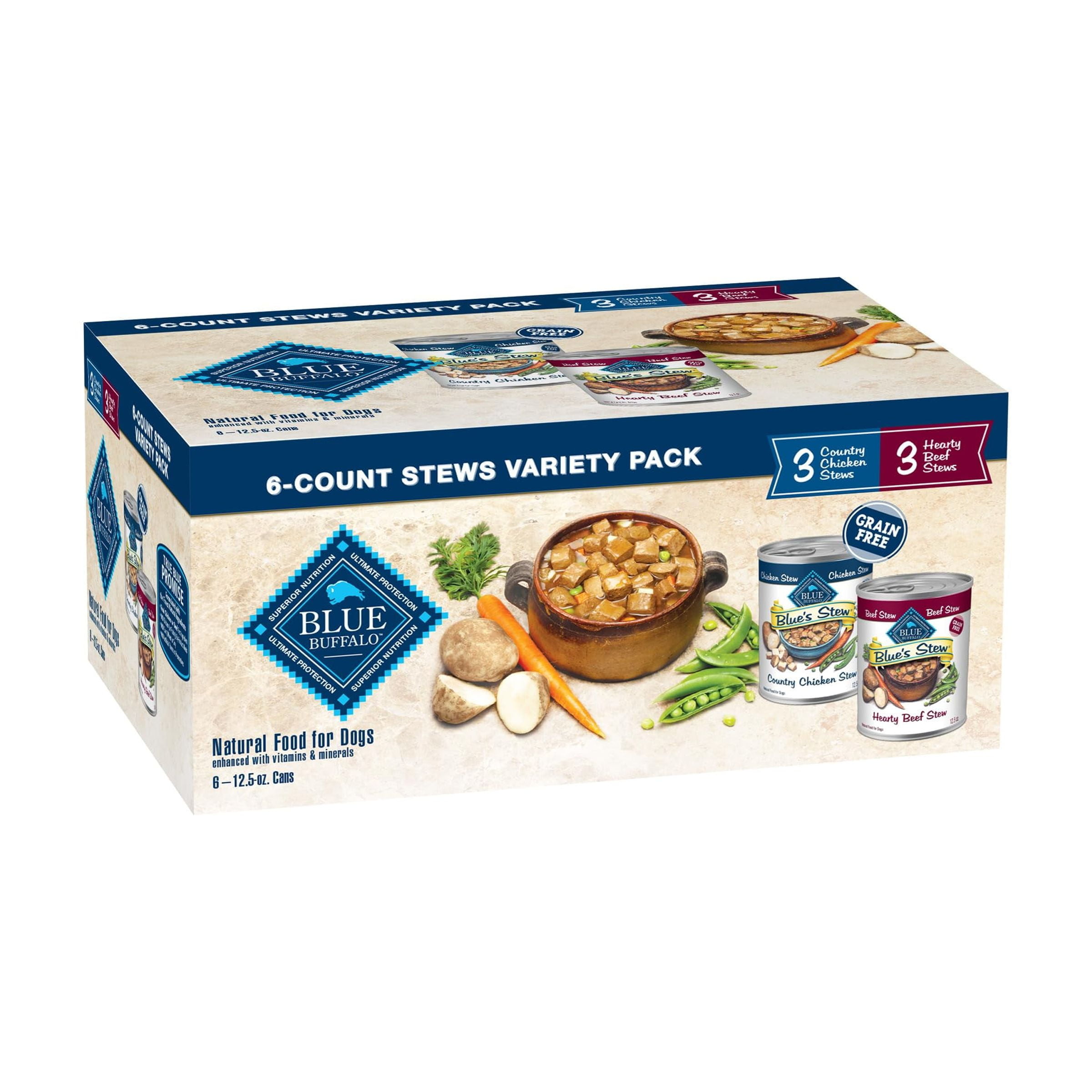 Blue Buffalo Blue's Stew IRF13 Natural Wet Dog Food, Made with Natural ...