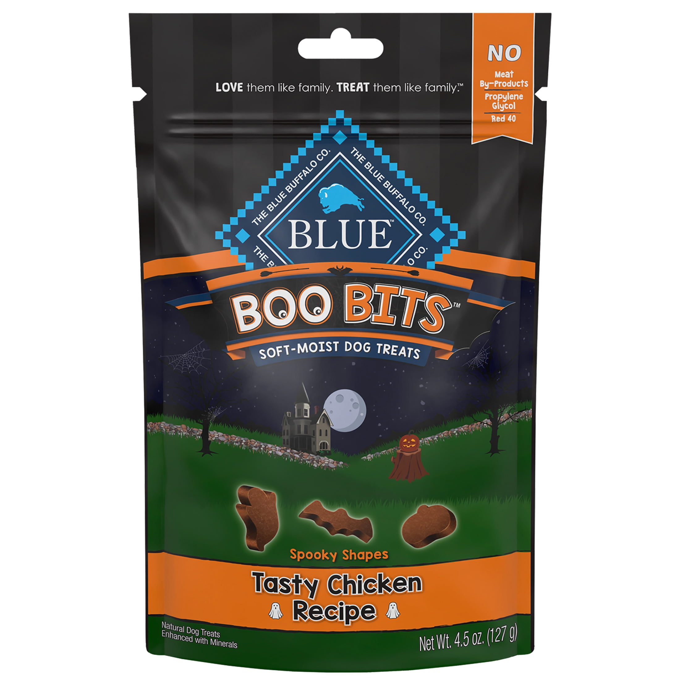 Blue Buffalo Boo Bits Soft & Chewy Halloween Dog Treats, Tasty Chicken ...