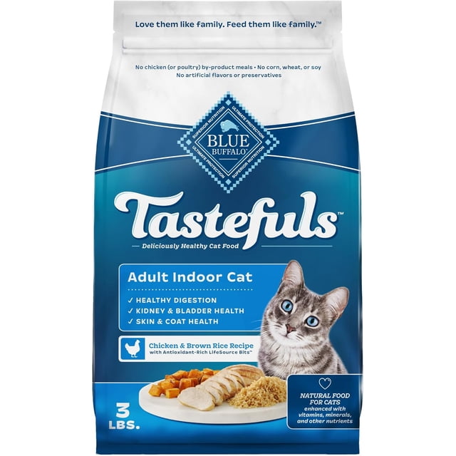 Blue Buffalo Cat Food Chicken Brown Rice (5 Pack) 3 lb - Walmart.com