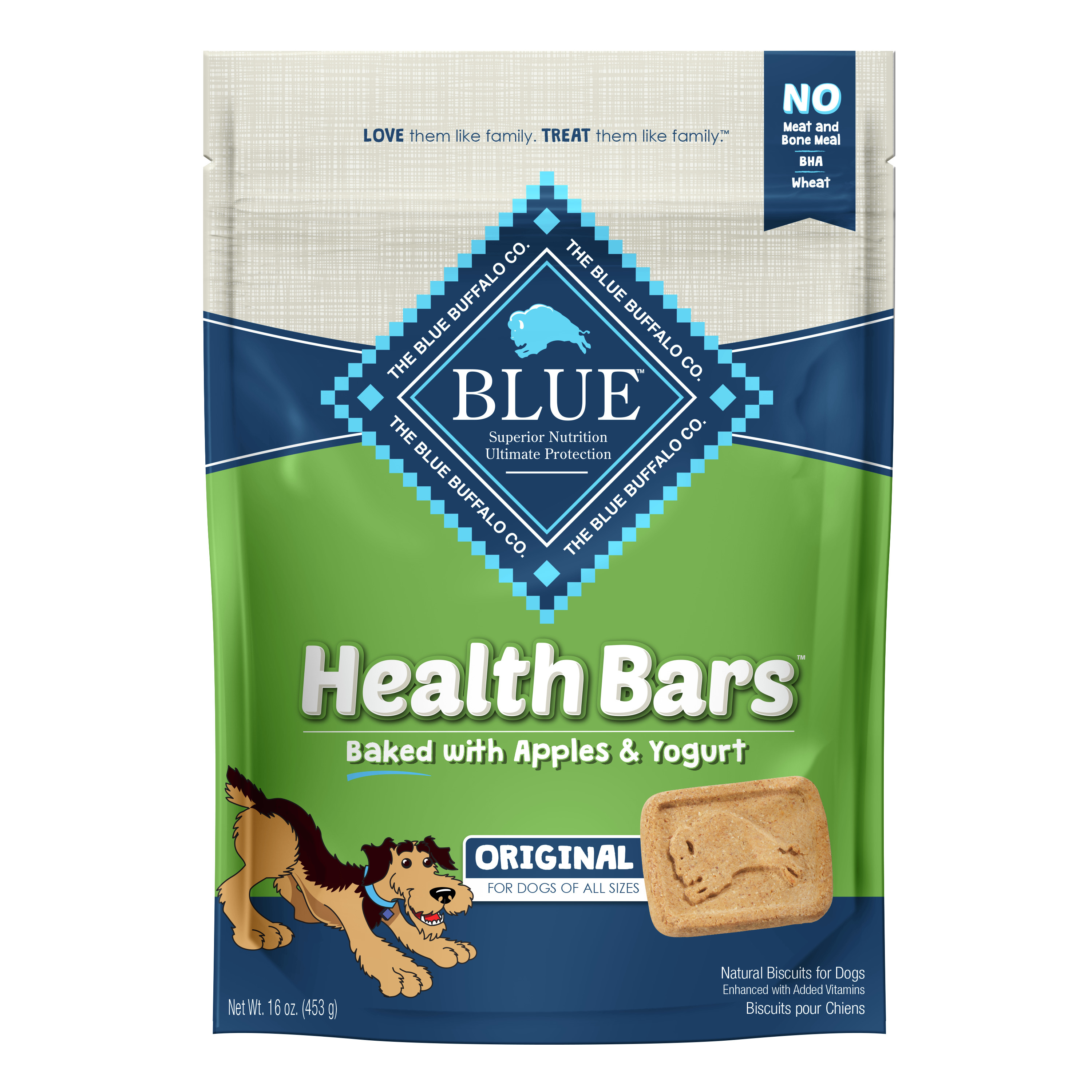 Blue Buffalo Wilderness Trail Treats High Protein Salmon Flavor Crunchy ...