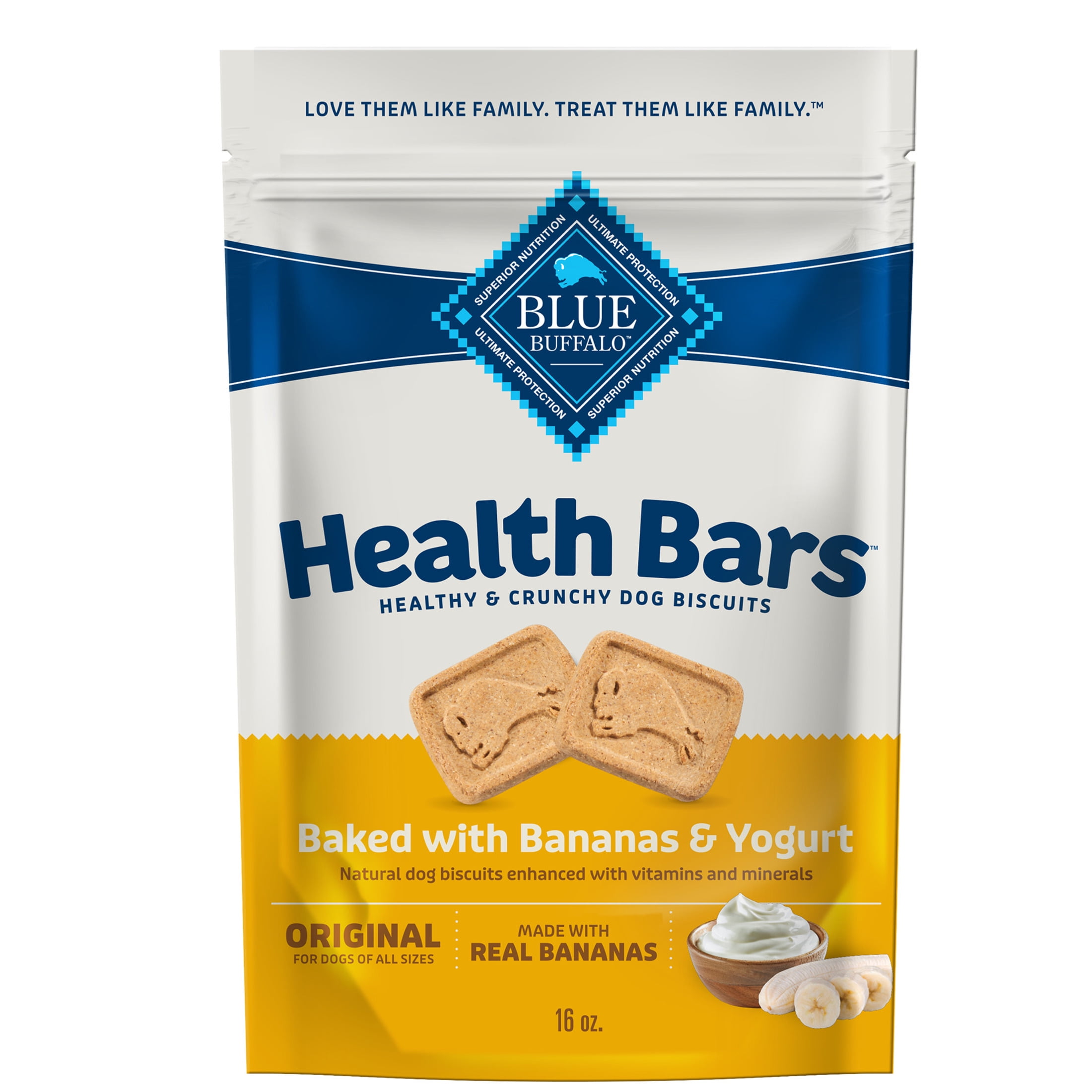 Blue Buffalo Health Bars for Large and Small Dogs: Crunchy Natural ...