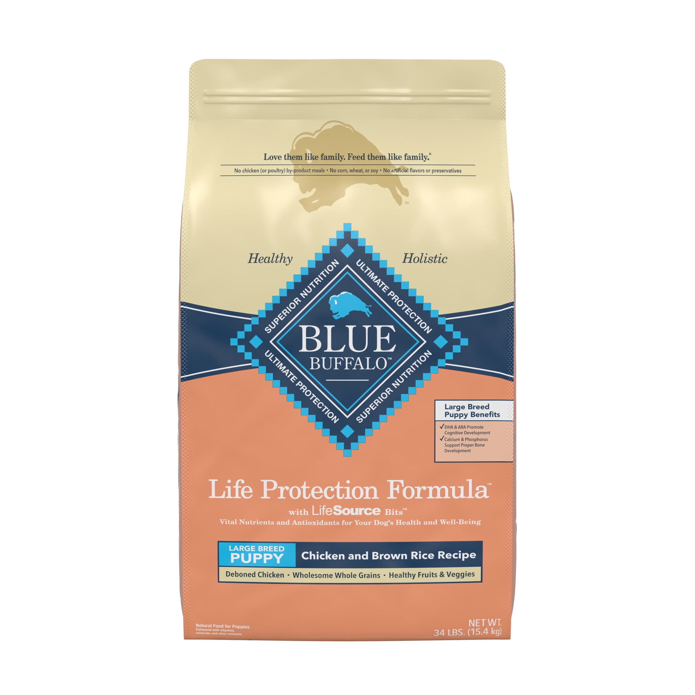 Blue Buffalo Life Protection Formula Chicken and Brown Rice Large Breed ...
