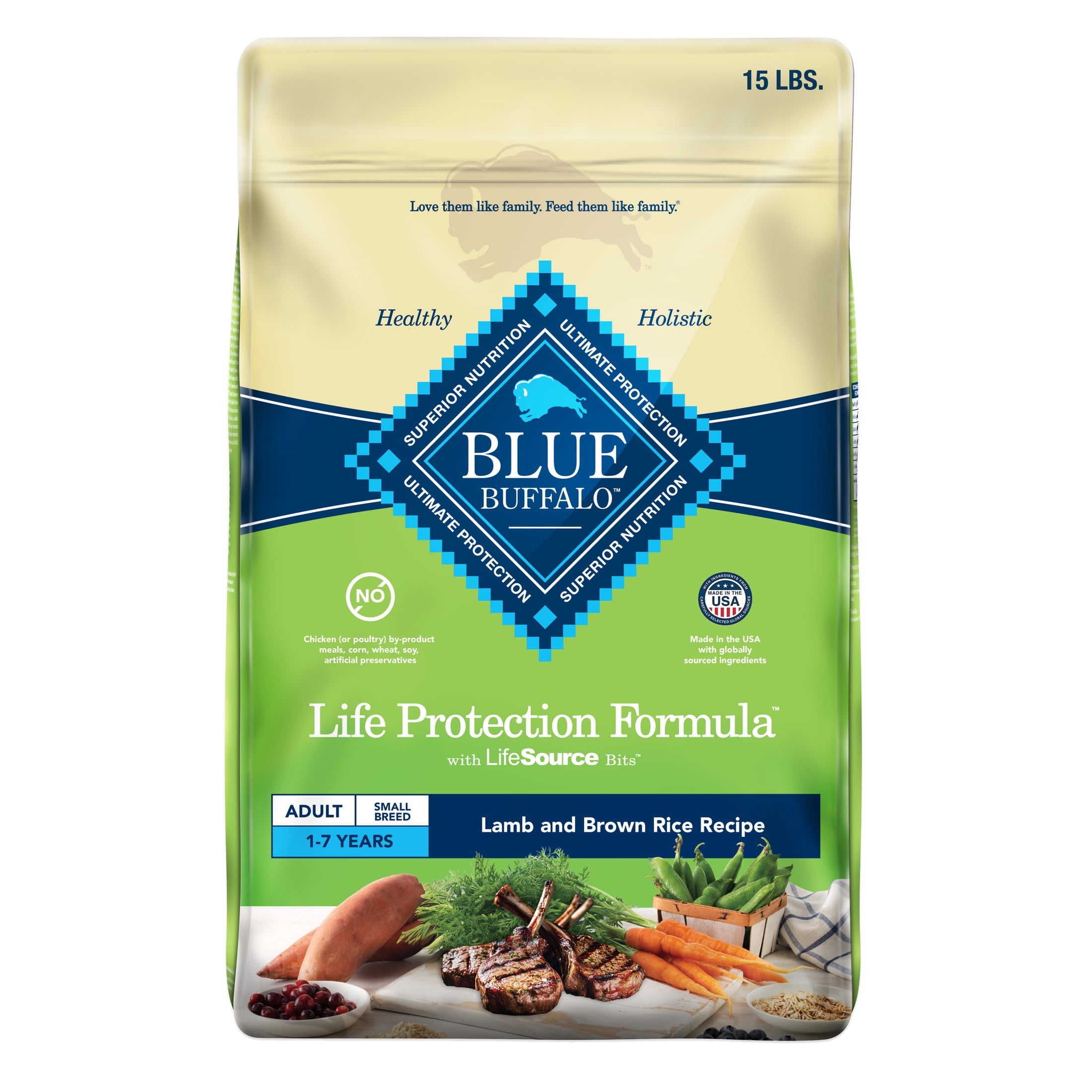 Blue Buffalo Life Protection Formula Adult Small Breed Dry Dog Food ...