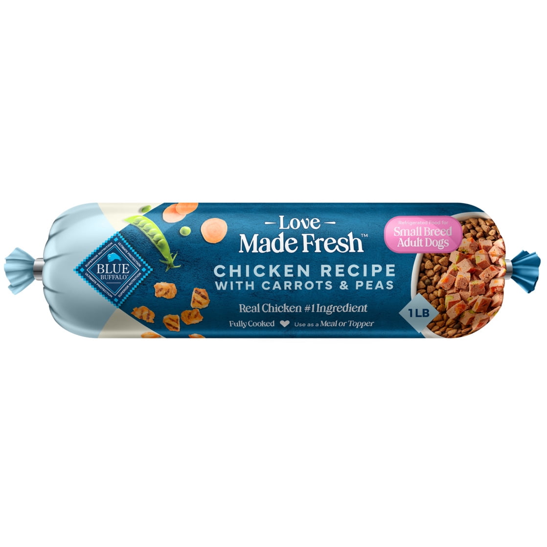 Blue Buffalo Love Made Fresh Dog Food, Small Breed Adult, Refrigerated ...