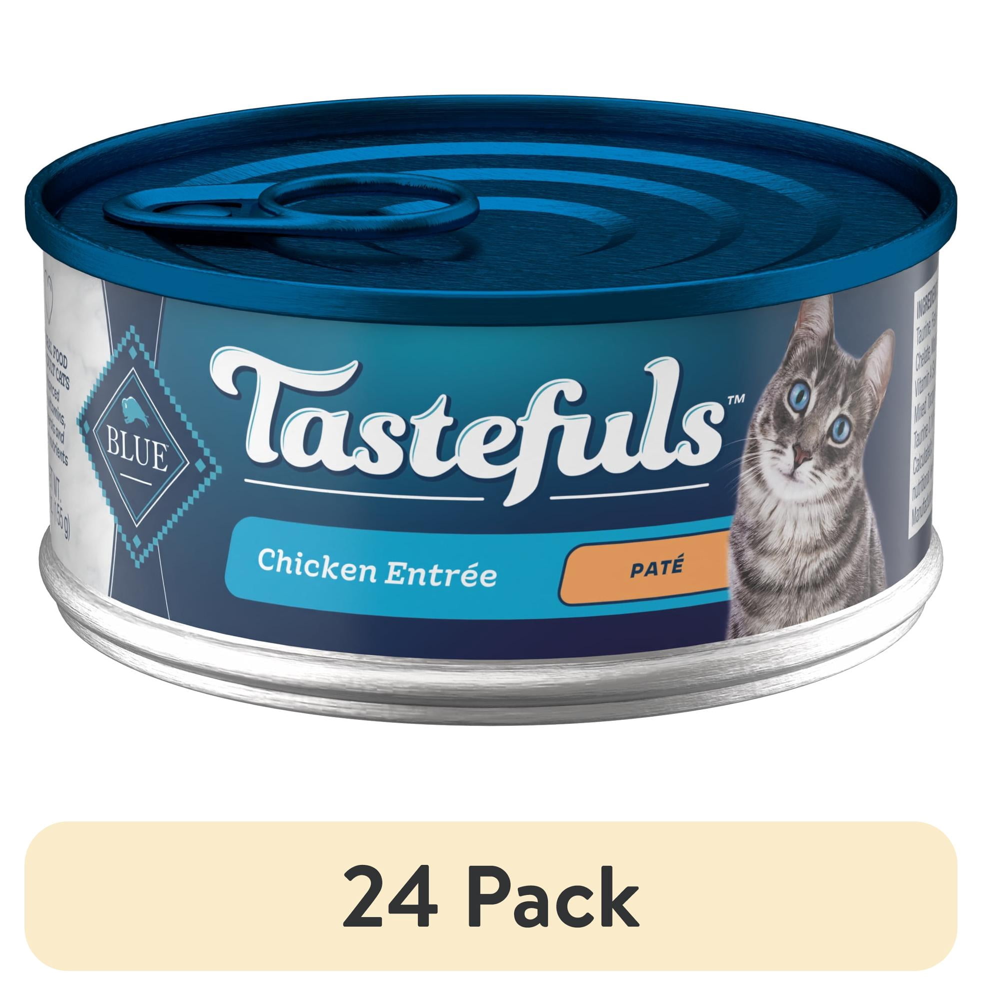 (24 pack) Blue Buffalo Tastefuls Natural Wet Cat Food, Adult, Chicken ...