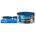 (12 pack) Blue Buffalo Tastefuls Wet Cat Food Pate, Ocean Fish and Tuna ...