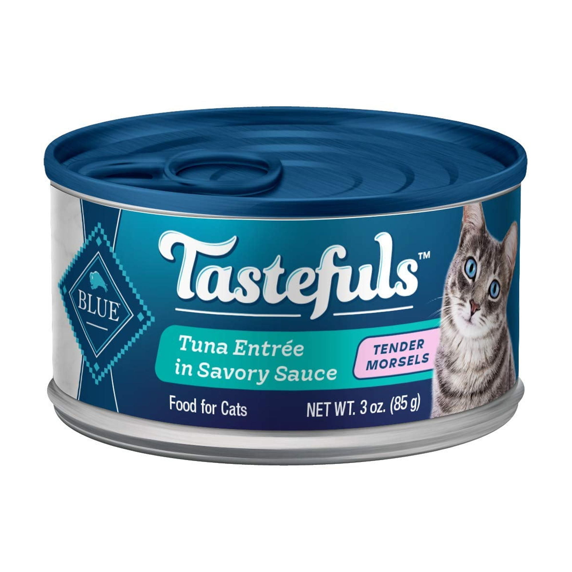 Blue Buffalo Tastefuls Wet OIF8 Cat Food Morsels, Made with Natural ...