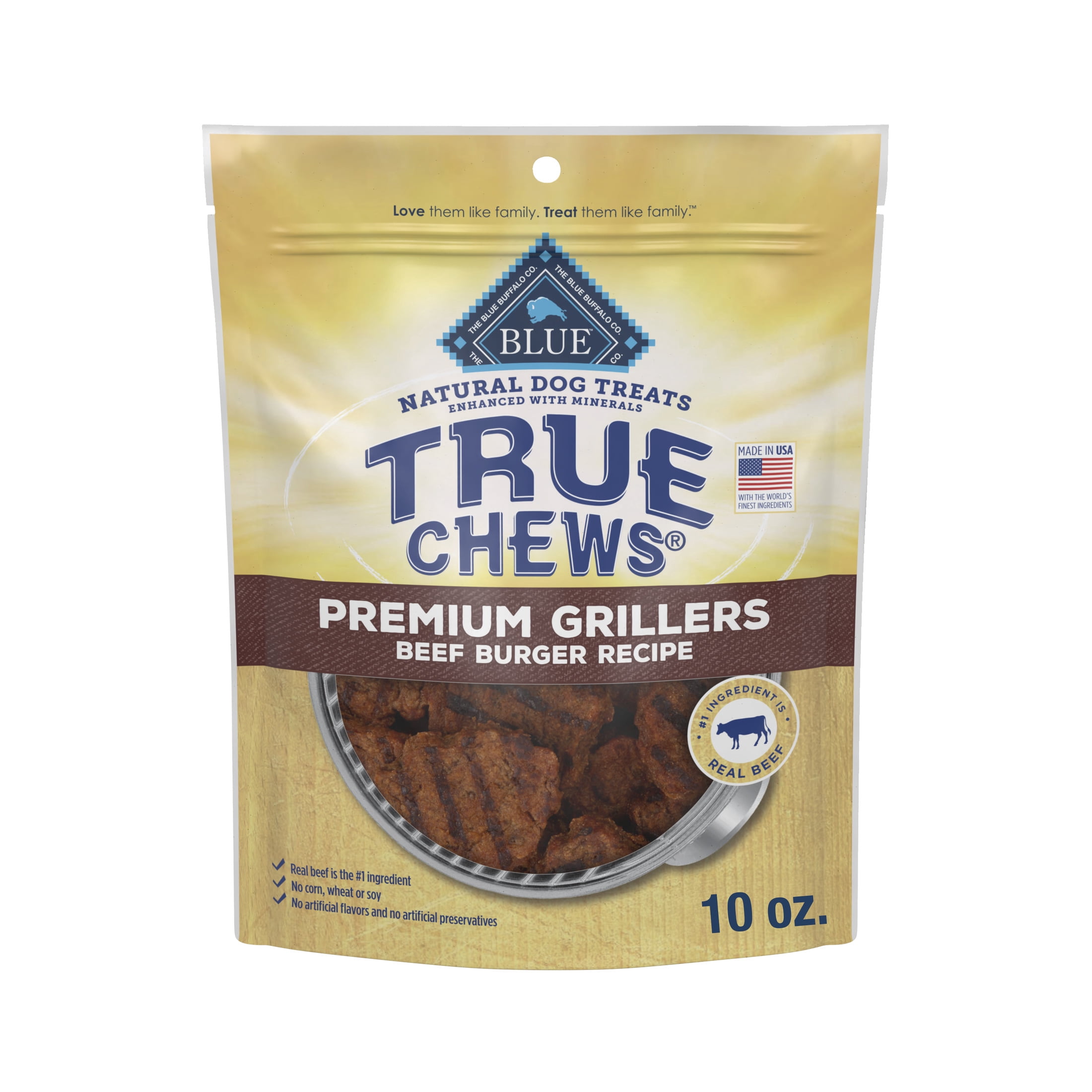 Blue Buffalo True Chews Dog Treats, Made in the with Natural ...