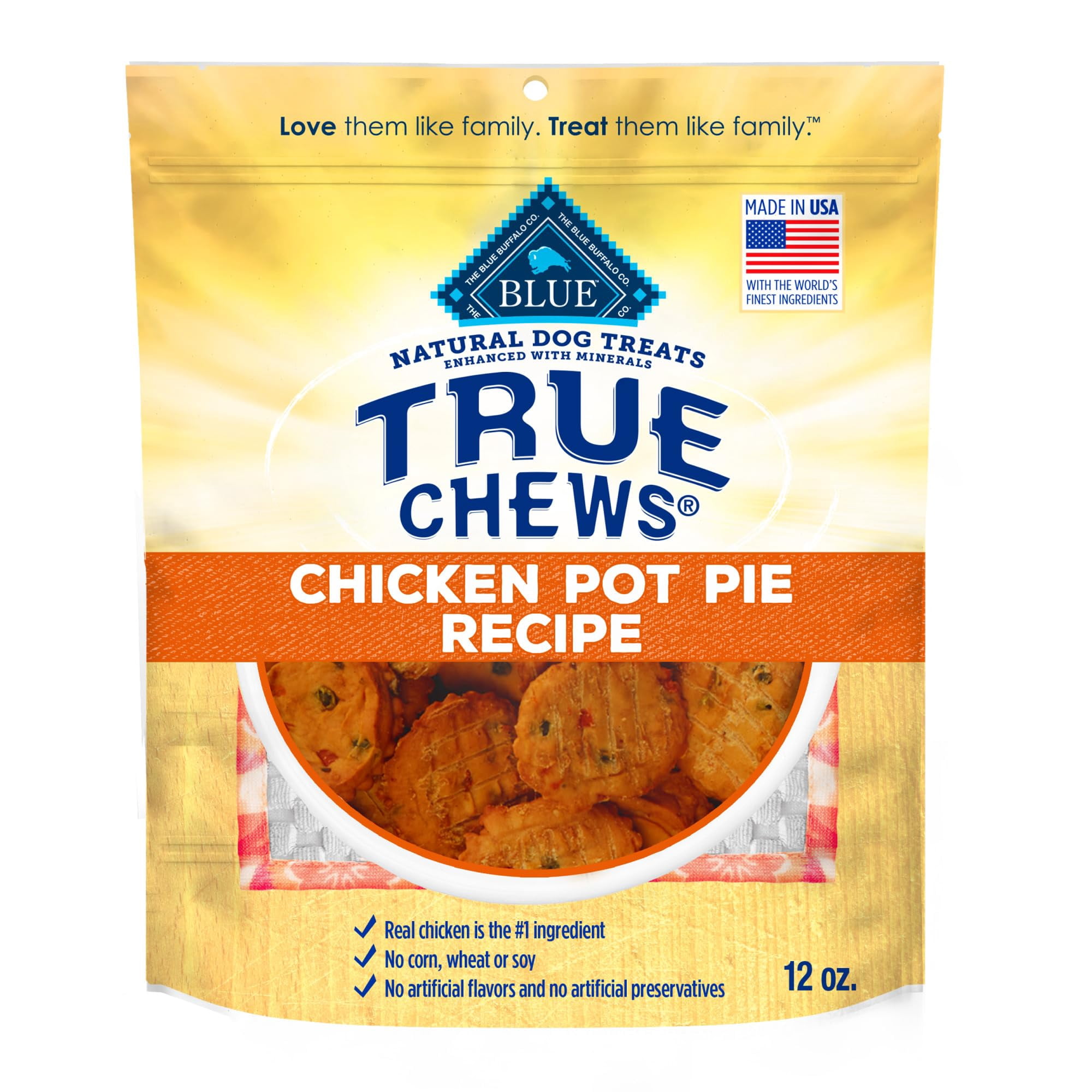 Blue Buffalo True Chews TMA2 Dog Treats Made in the USA with Natural ...