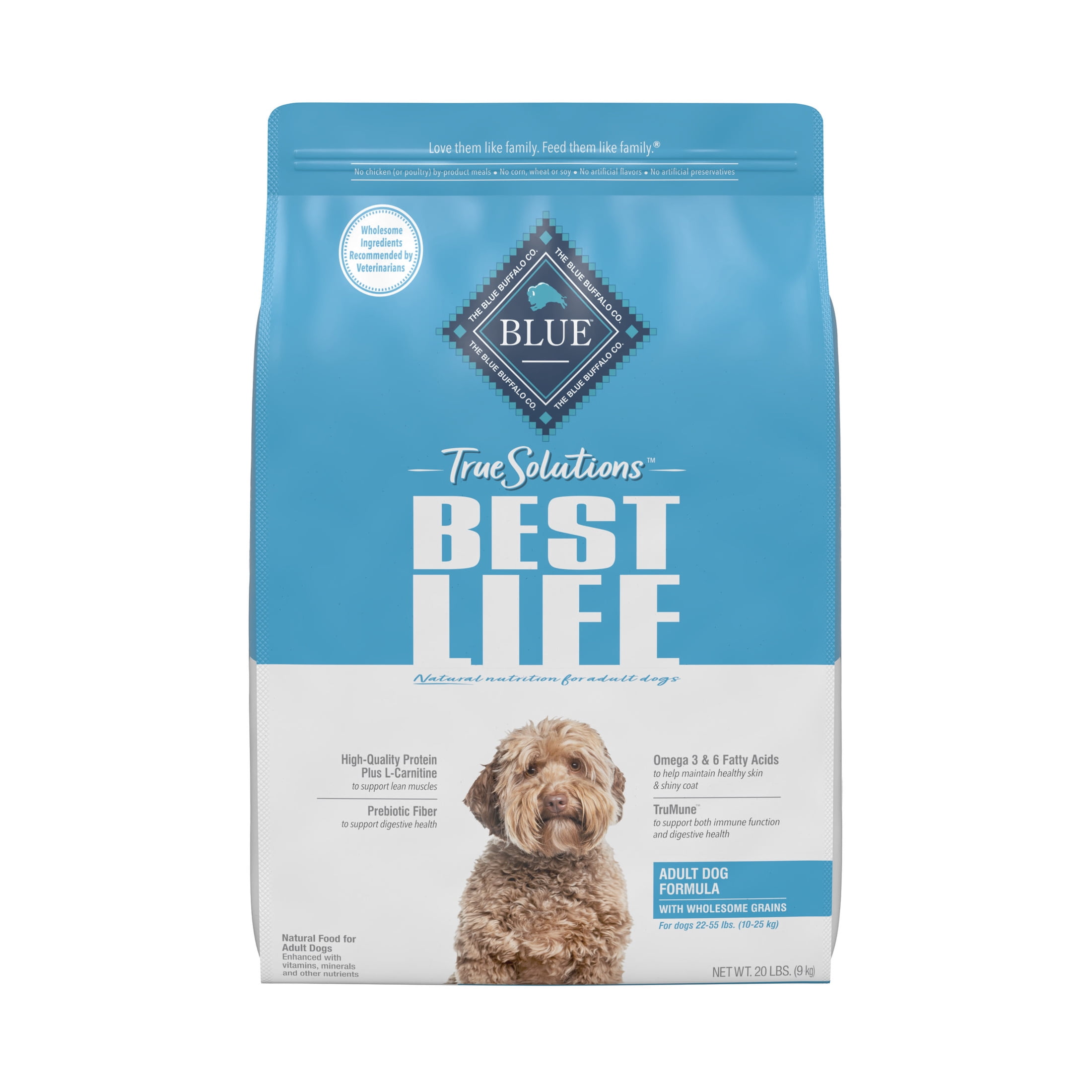 Blue Buffalo True Solutions Best Life Natural Dry Food for Adult Dogs ...