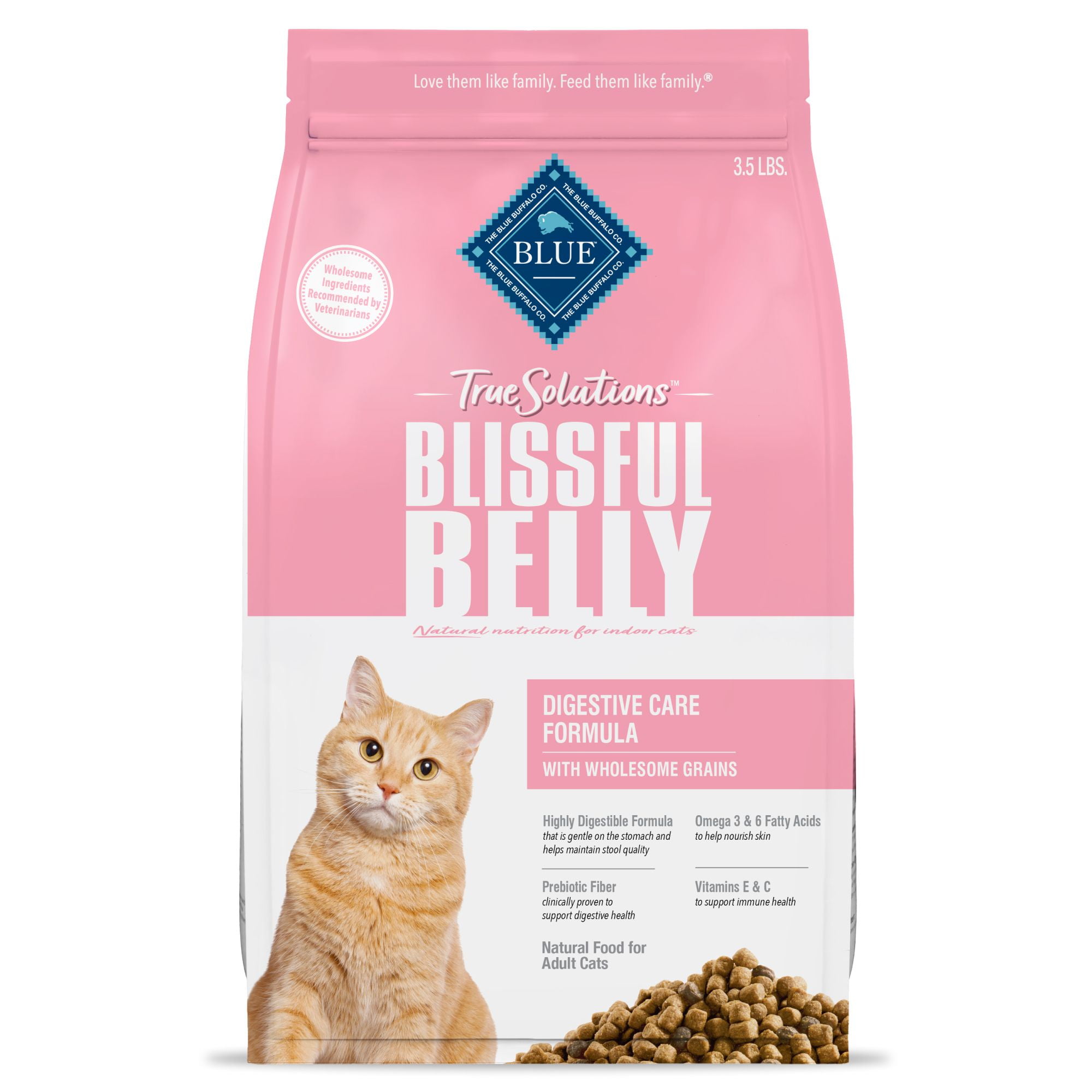 Blue Buffalo True Solutions Dry Cat Food, Blissful Belly Formula ...
