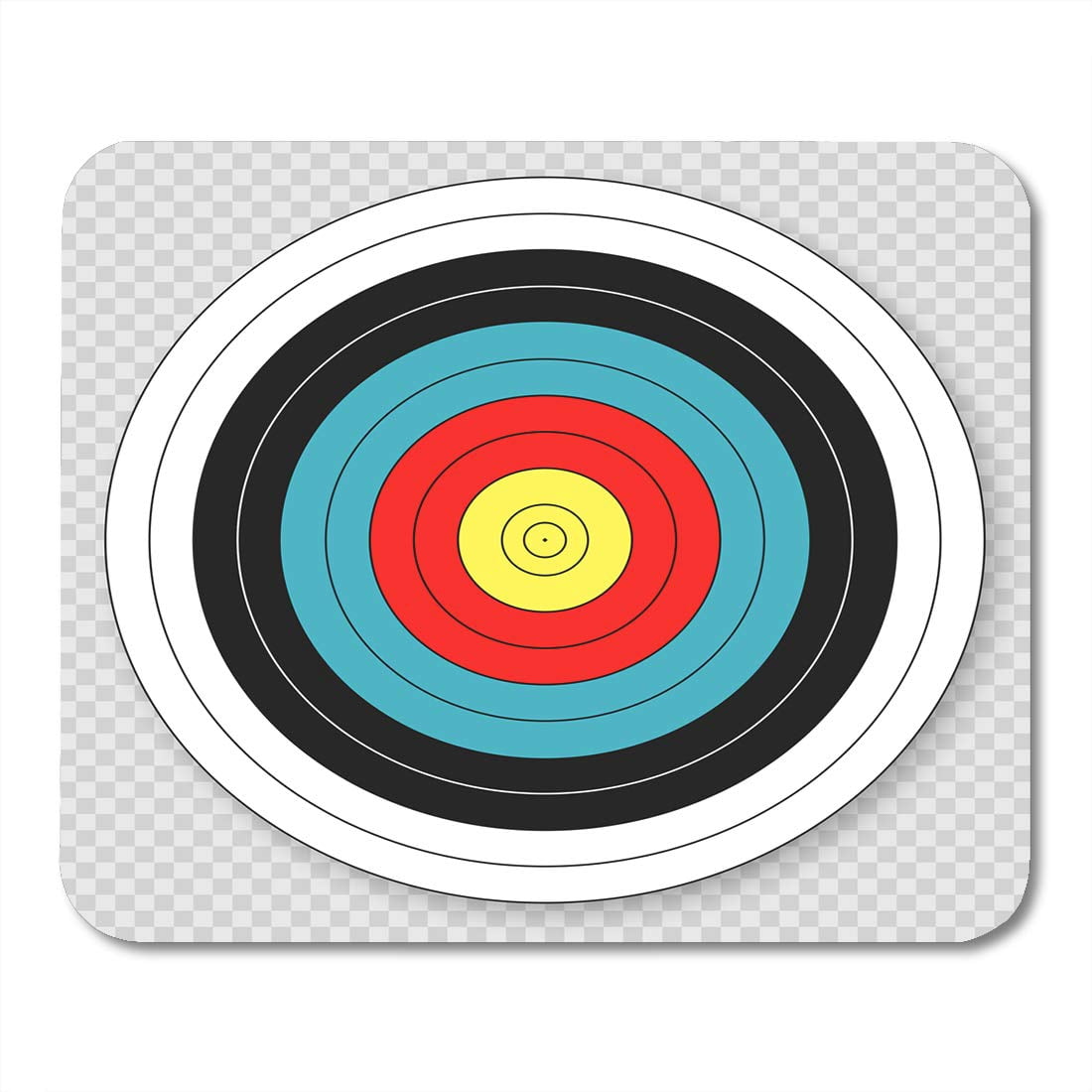 Blue Bullseye Target for Archery on Red Hunting Accuracy Accurate Aim ...
