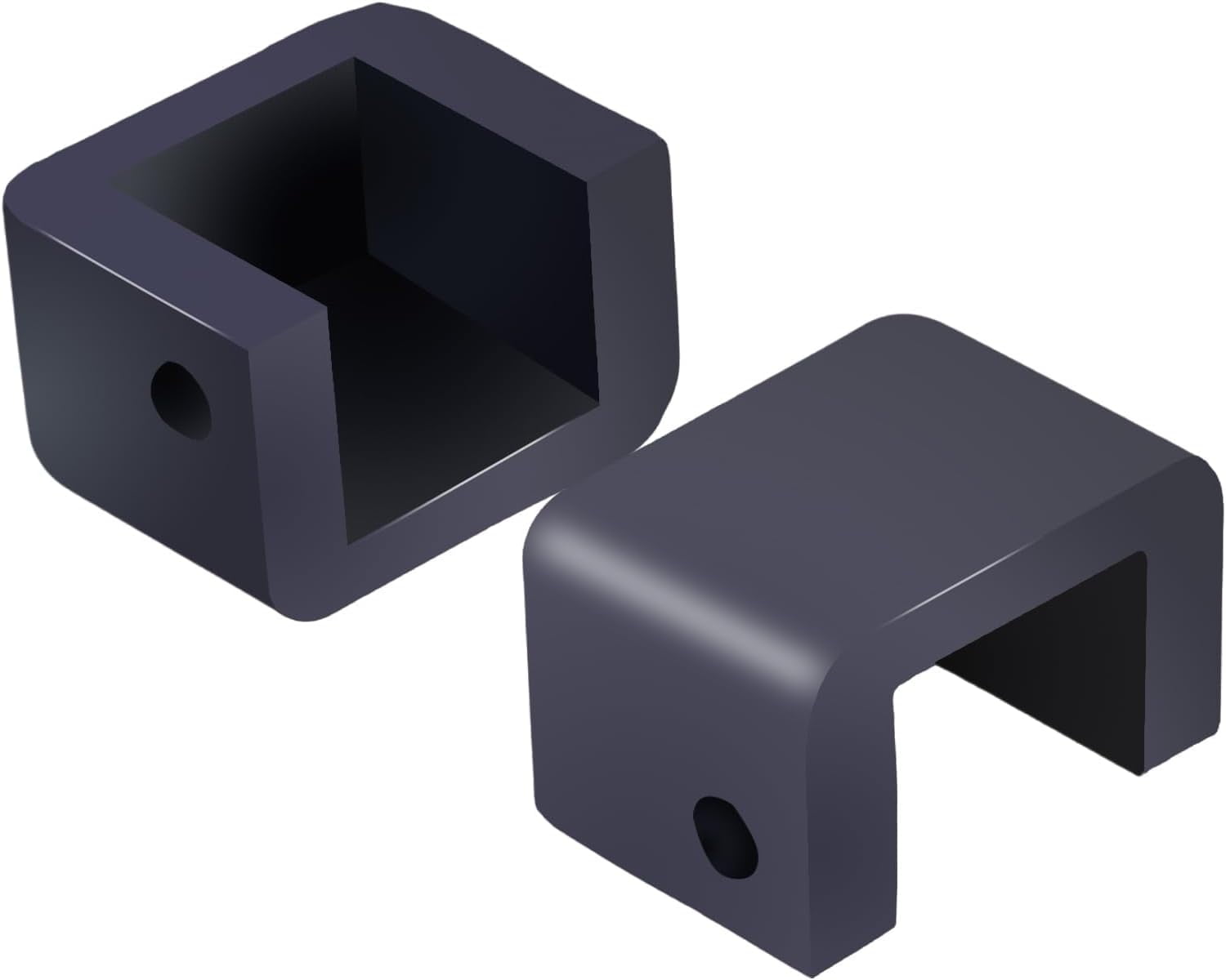 Blue Bumper Hood Rest Bushings Short Bolt-on Compatible with Peterbilt ...