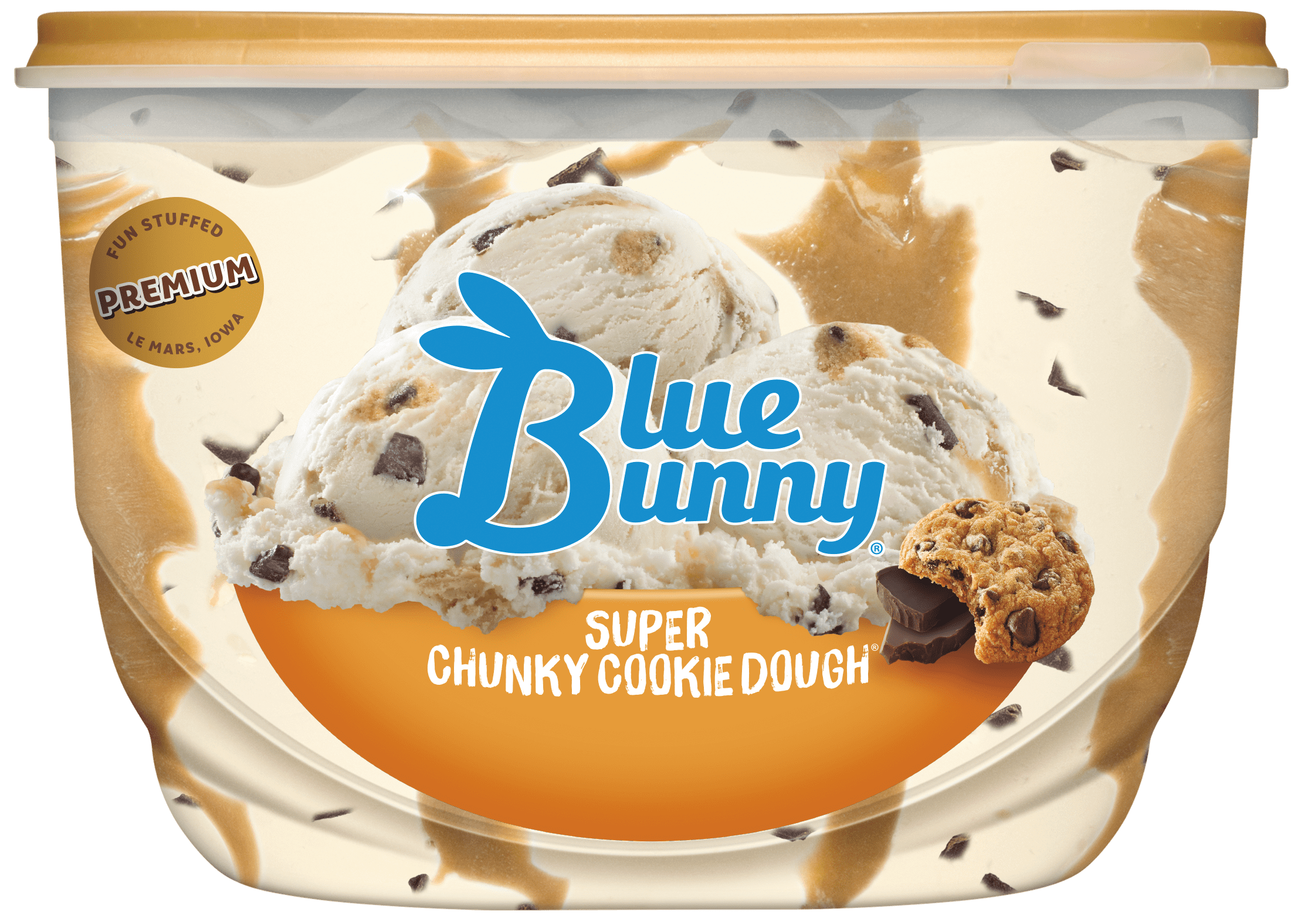 Blue Bunny Super Chunky Cookie Dough Frozen Dessert, 46 fl oz - Walmart.com