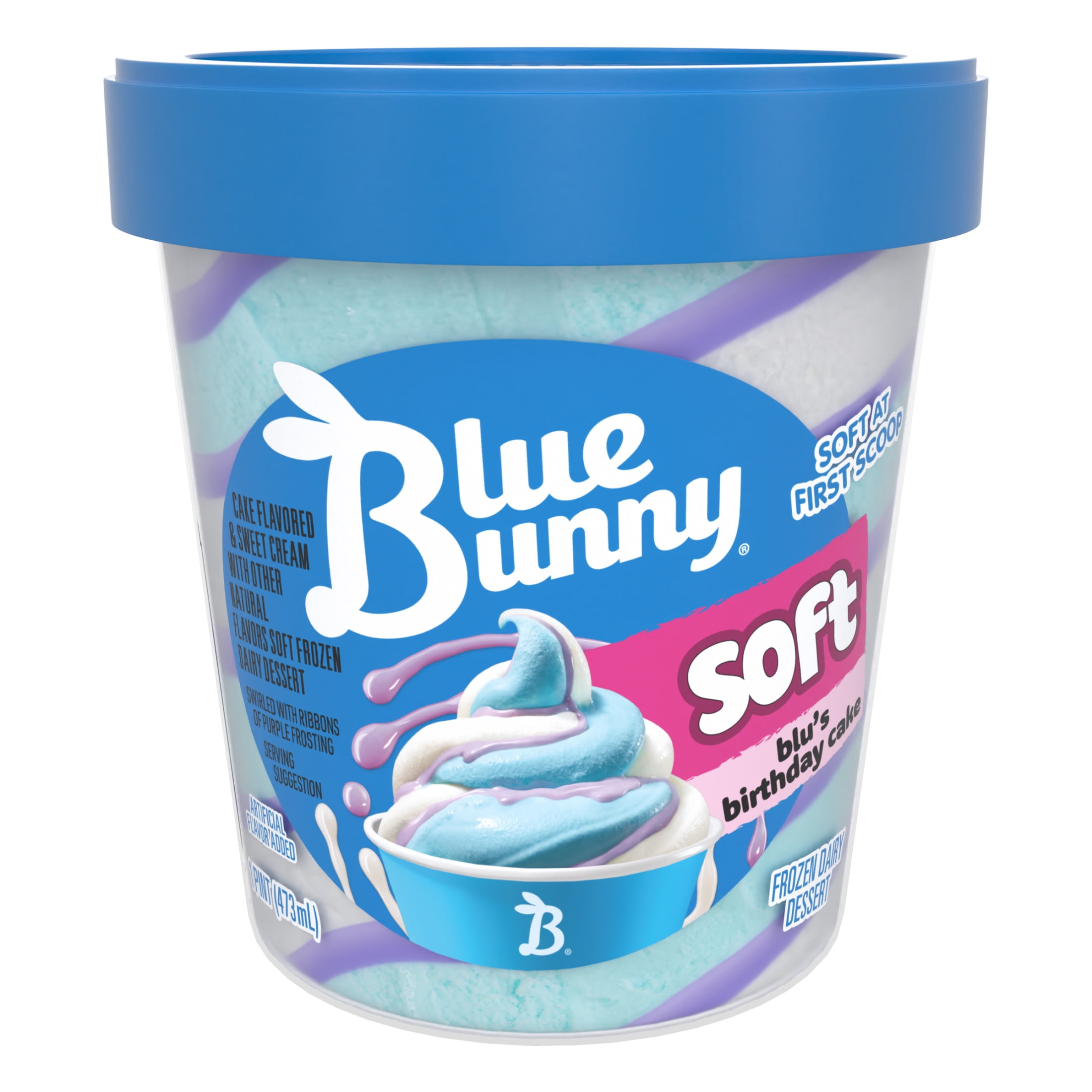 Exciting Blue Bunny Birthday Cake Ice Cream Gallery