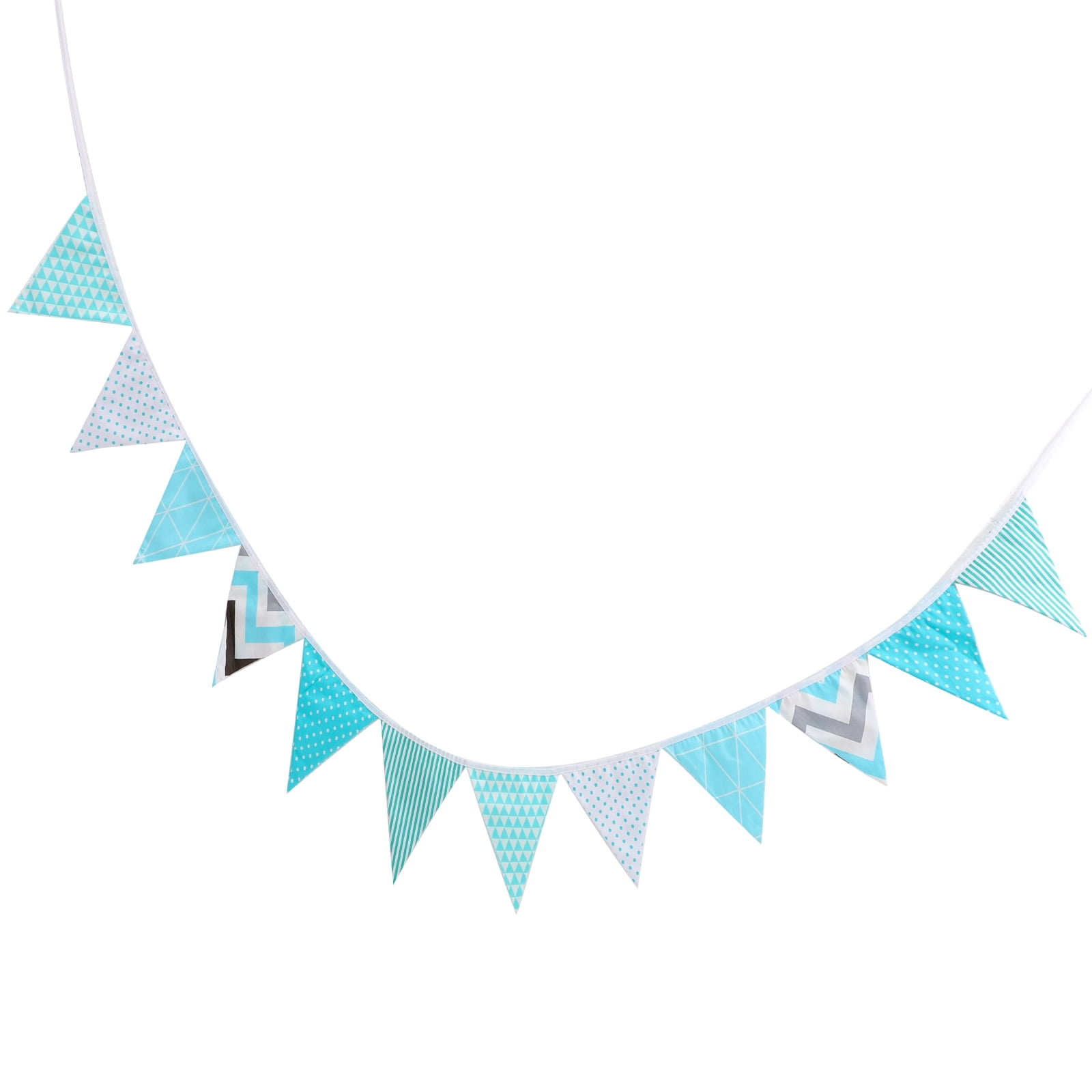 Blue Bunting Pennant Banner Hanging Garland Flag Door Decoration ...