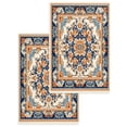 Blue Burnt Orange Boho Kitchen Dish Towels for Drying Dishes Set of 2 ...