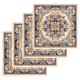Blue Burnt Orange Boho Kitchen Dish Towels for Drying Dishes Set of 4 ...