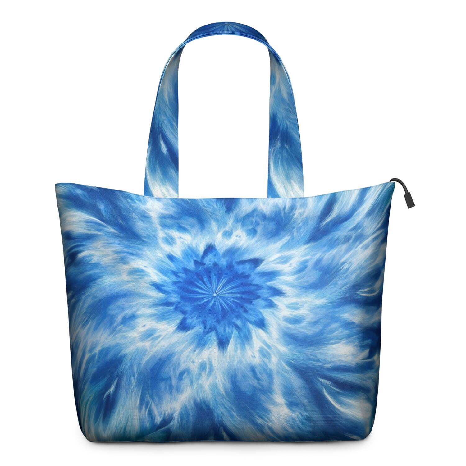 Blue Burst Pattern Travel Tote Bags for Women Carry On,Large Weekender ...