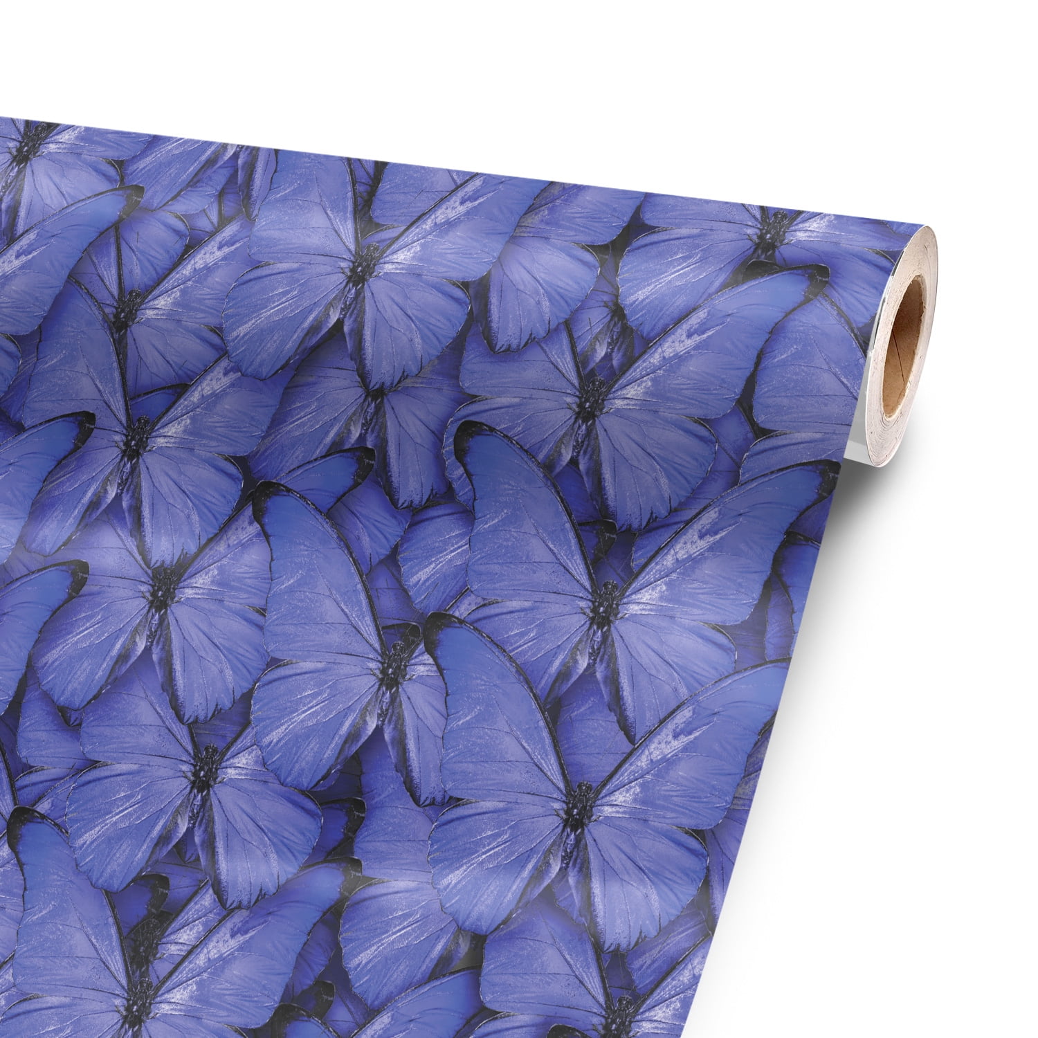 Blue Butterflies 60” x 52” Vinyl Wrap Sheet for large or custom items ...