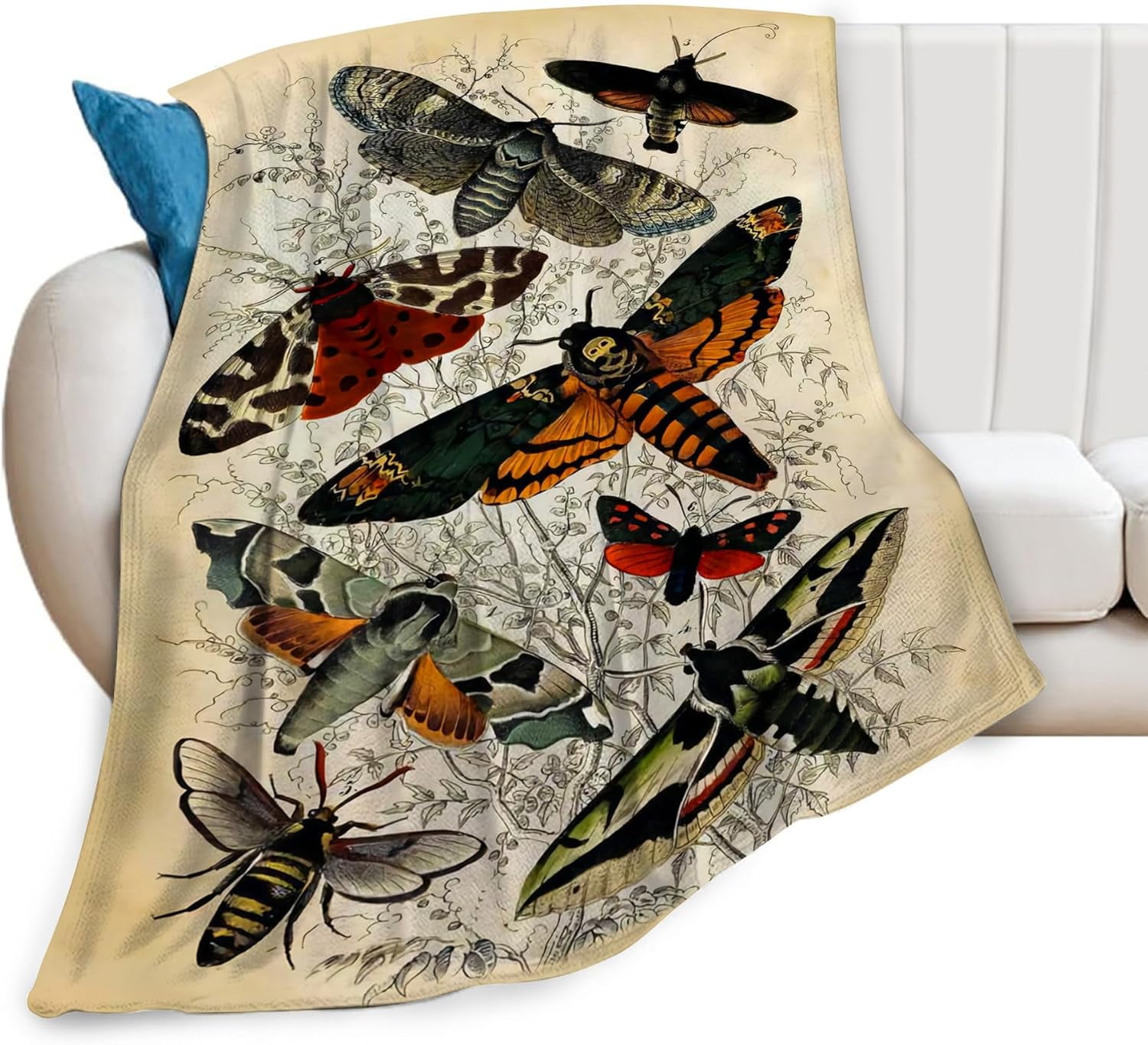 Blue Butterfly Blanket Throws Butterfly Gifts Angels Butterfly Throw ...