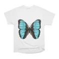 Blue Butterfly Insect Art T-Shirt Tee Gift For Him Merch For Her ...