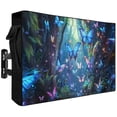 Blue Butterfly Outdoor TV Cover 60 to 65 inch Dream Flower Forest Tree ...