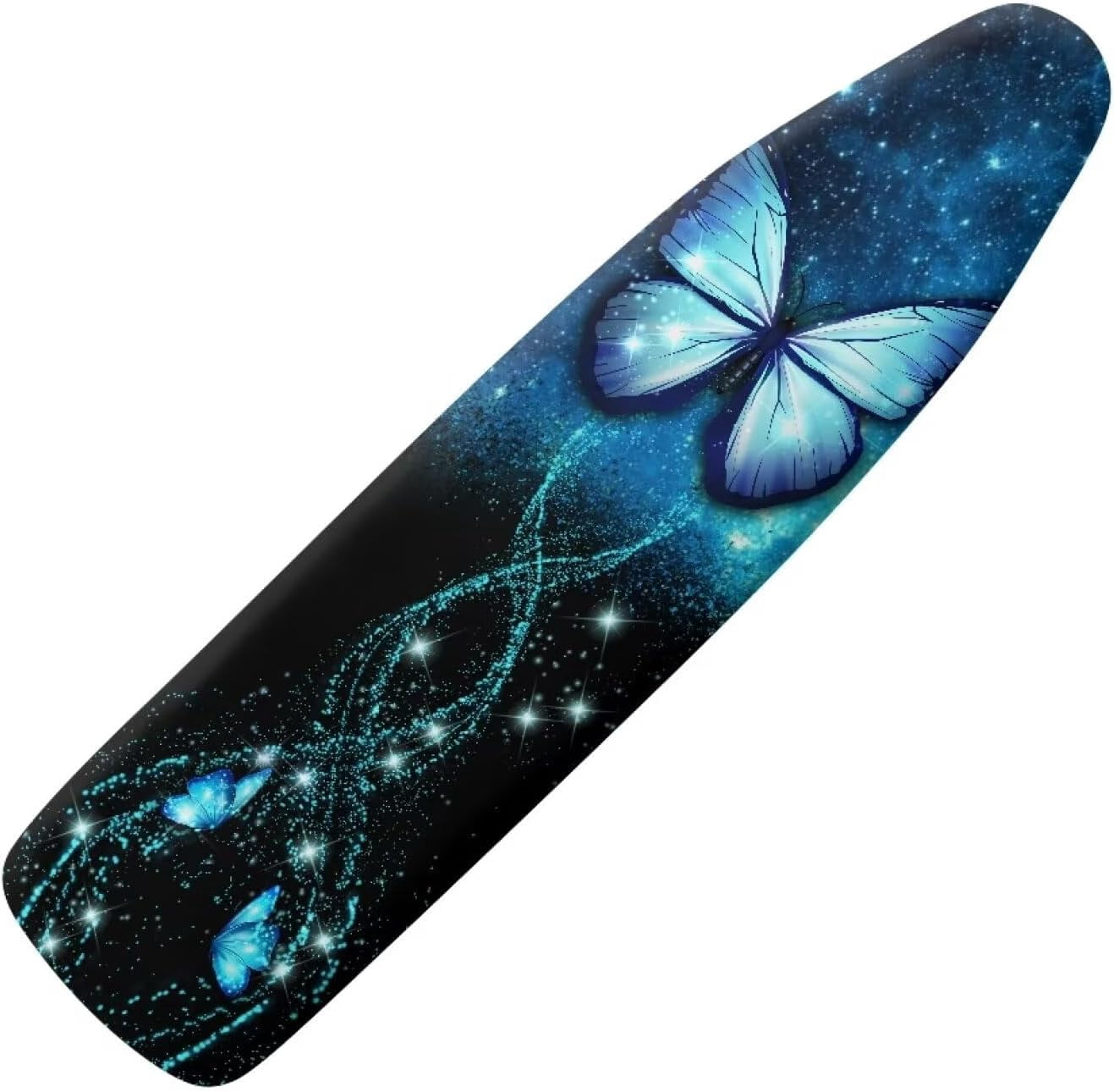 Blue Butterfly Print Ironing Board Cover with Elastic Edge Table Top ...