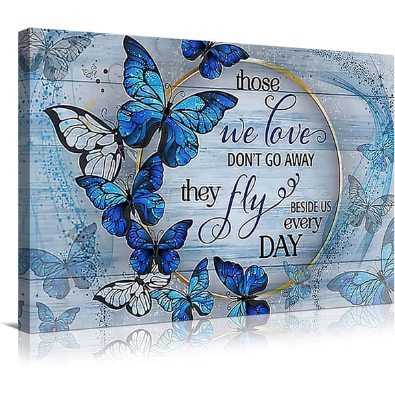 Begin Home Decor C1FM2436T6UUT2 24 x 36 in. Pink Flowers with Blue ...