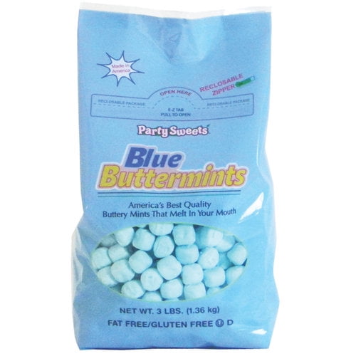 Blue Buttermints 2.75 Lbs Bulk Bag - Walmart.com