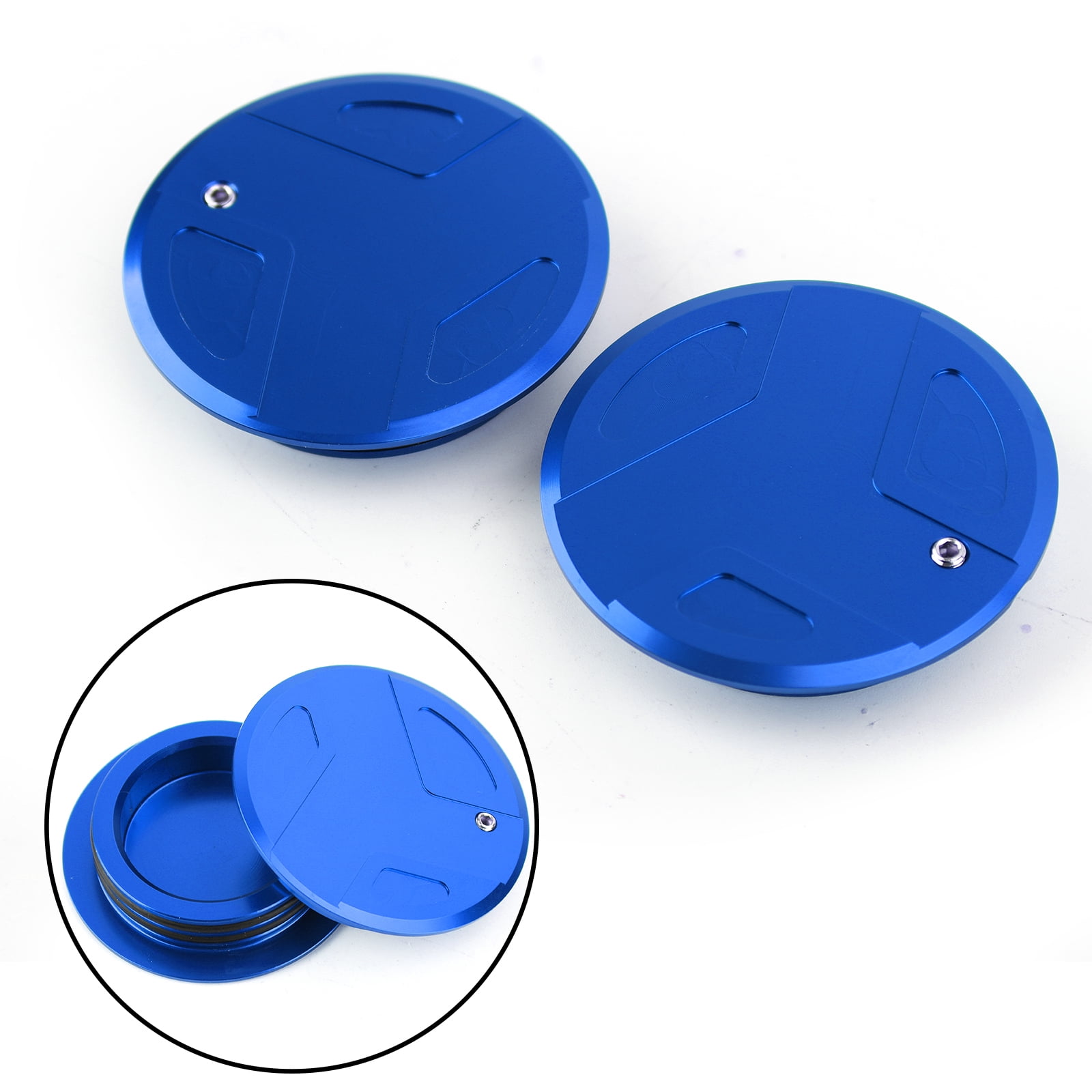 Blue CNC Frame Hole Cap For BMW R1200GS 2013-2019 - Walmart.com