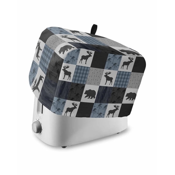Blue Cabin Check Toaster Cover 2 Slice, Small Kitchen Appliance Covers ...