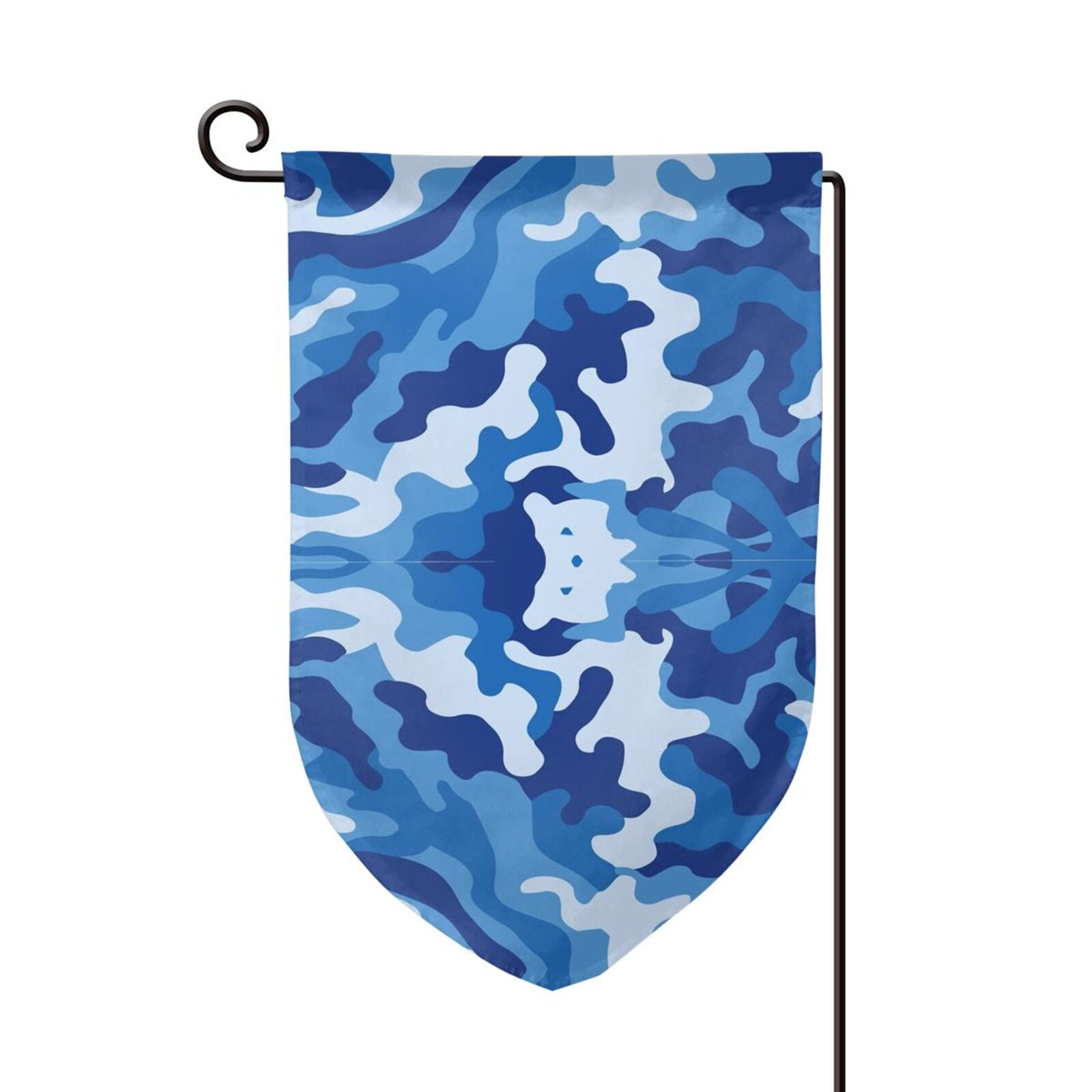 Blue Camouflage Garden Flag Double Sided Small Flag Yard Home ...