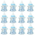 Blue Candy Chocolate Bottles Set for Baby Shower Party Favors and Gifts ...