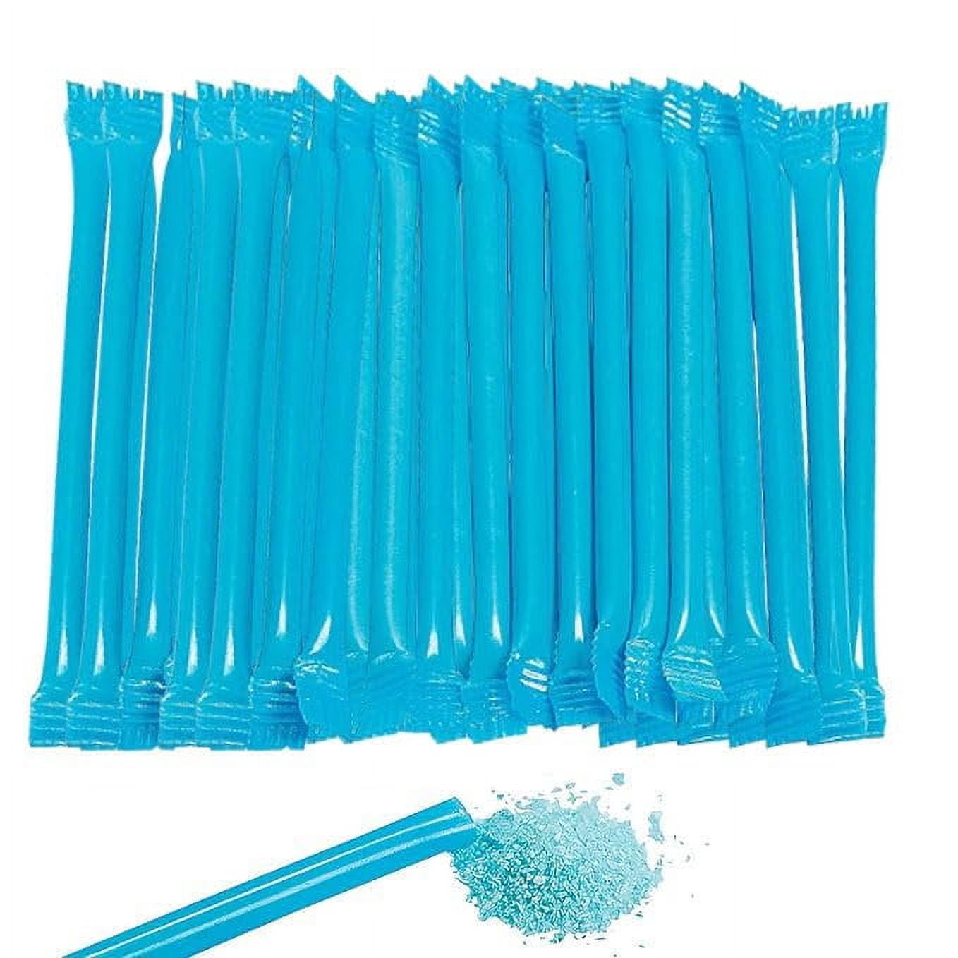 Blue Candy Powder Filled MZF22 Sticks - 240 Pieces - Pixie Sticks Retro ...