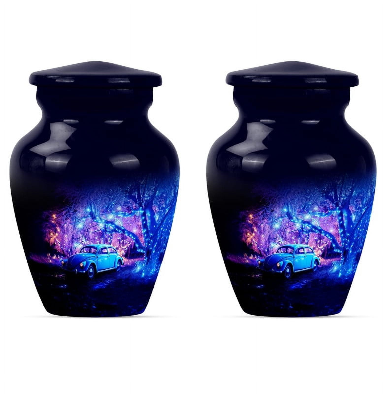 Blue Car Urn, Urn for Ashes for Women, Burial Urns for Human Ashes ...