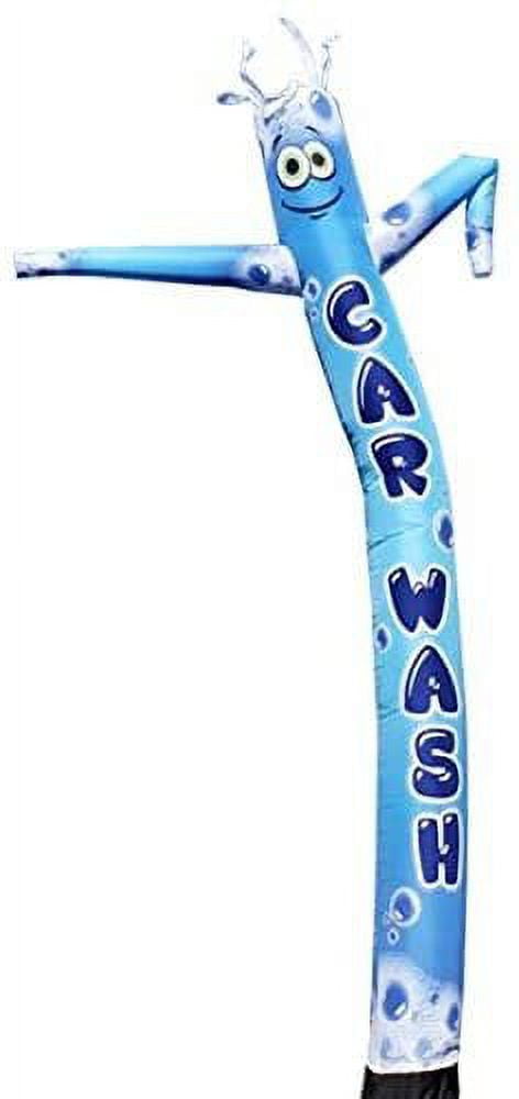 Blue Car Wash 20 Foot Tall Inflatable Tube Man Air Powered Dancing ...