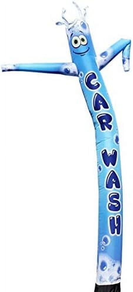 Blue Car Wash 20 Foot Tall Inflatable Tube Man Air Powered Dancing ...