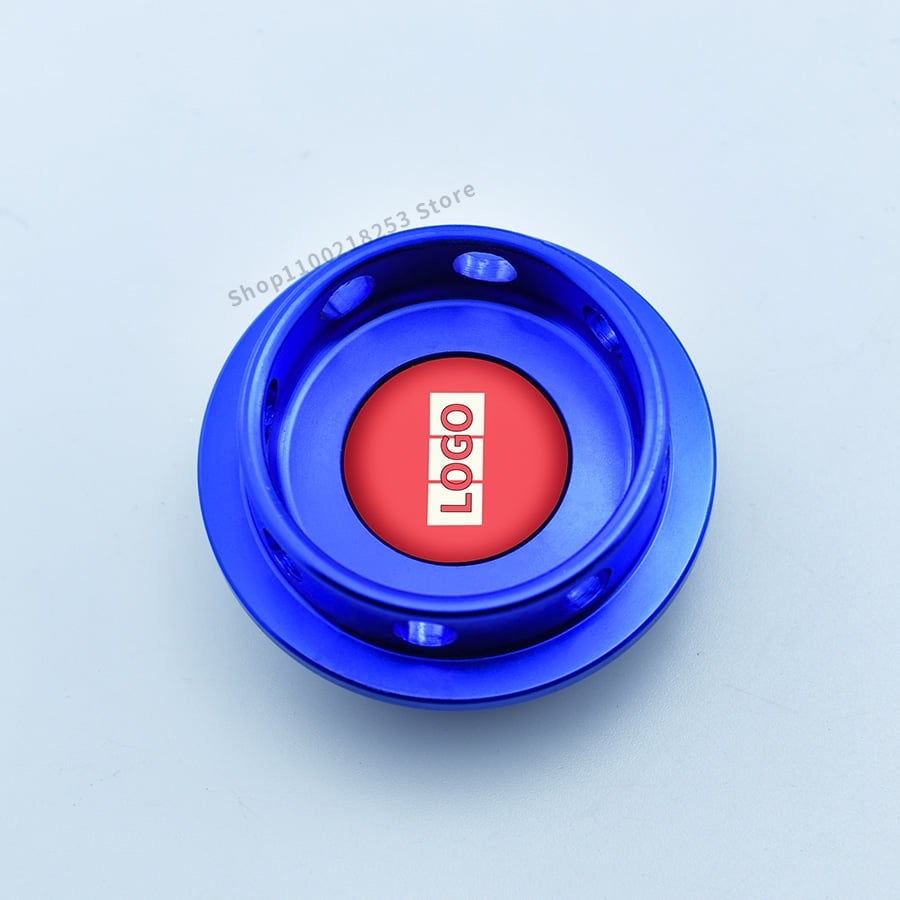 Blue-Car modification oil cap HS logo gasoline cap suitable for Mitsubishi atsu engine oil ...