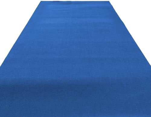 Blue Carpet Runner for Party, 360GSM Thick Aisle Runner, 33Ft Non-Slip ...