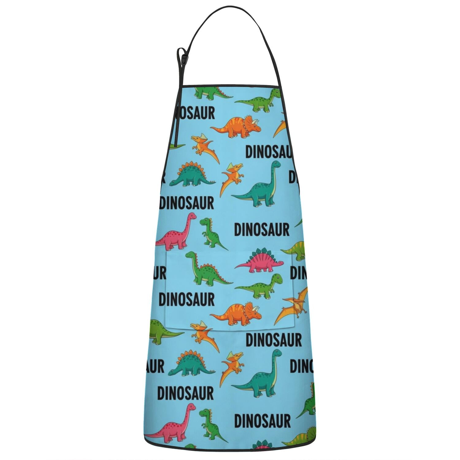 Blue Cartoon Dinosaurs Repeating Pattern Apron-Garden Aprons for Women ...