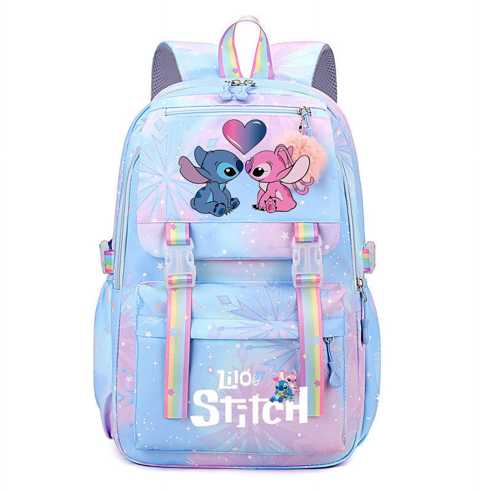 Blue Cartoon St*it·ch Colorful Backpack — St.it.ch Backpack, For Daily ...