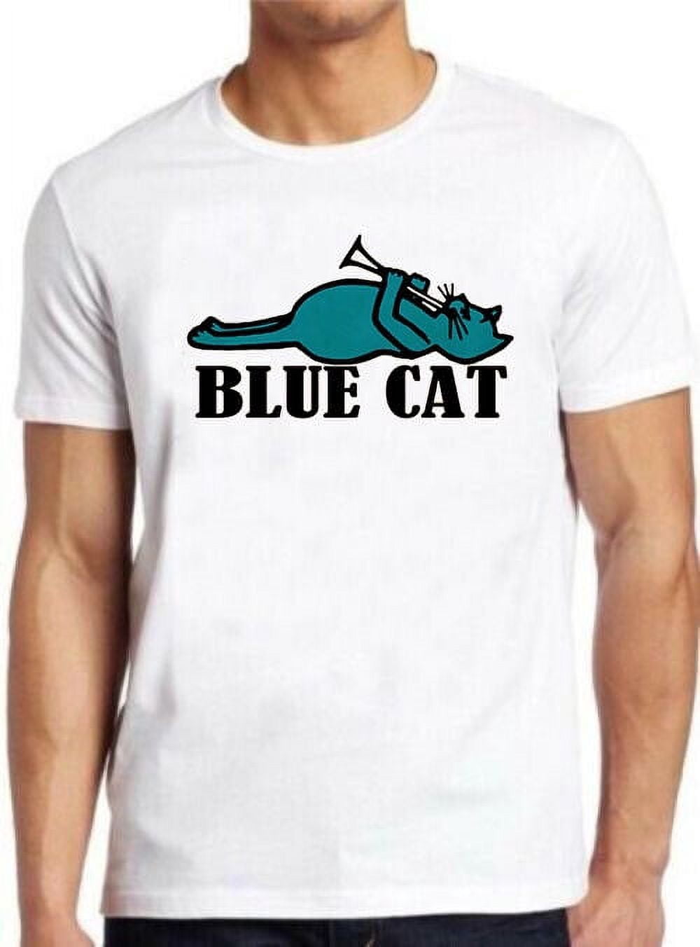 Blue Cat Records 60s Soul R&B Music Label Retro Cool Gft Tee T Shirt ...