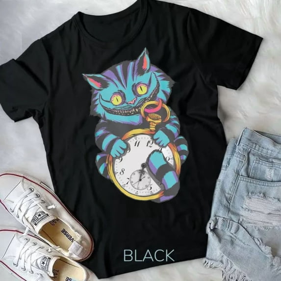 Blue Cat Smiling For Unisex Form T-Shirt T-Shirt - Walmart.com