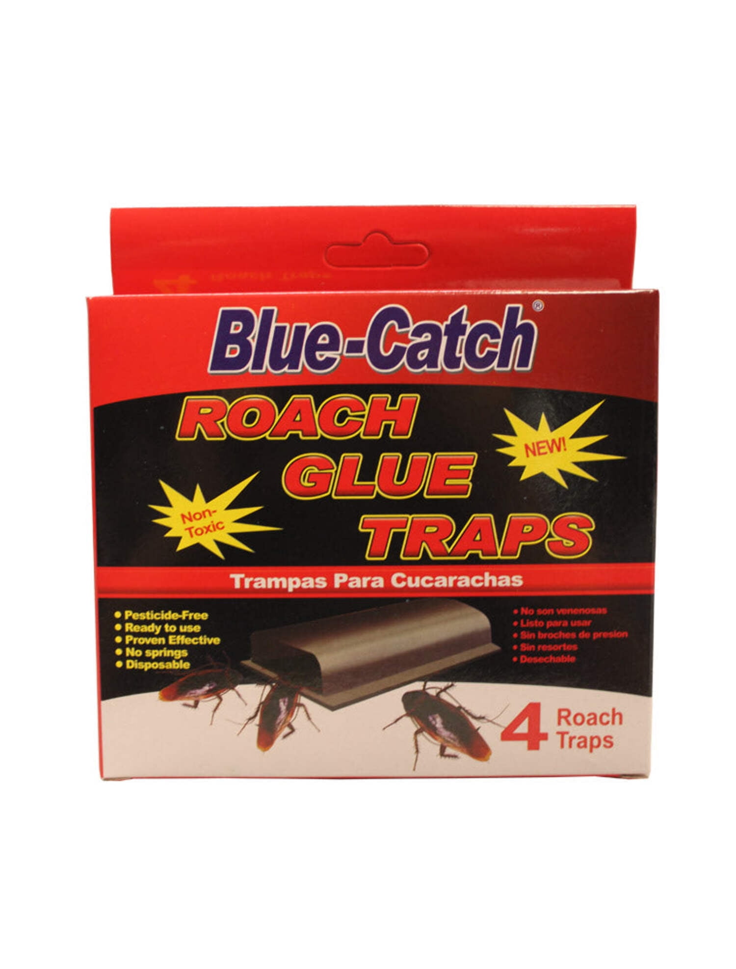 Blue Catch Roach Glue Traps 4 ct - Walmart.com