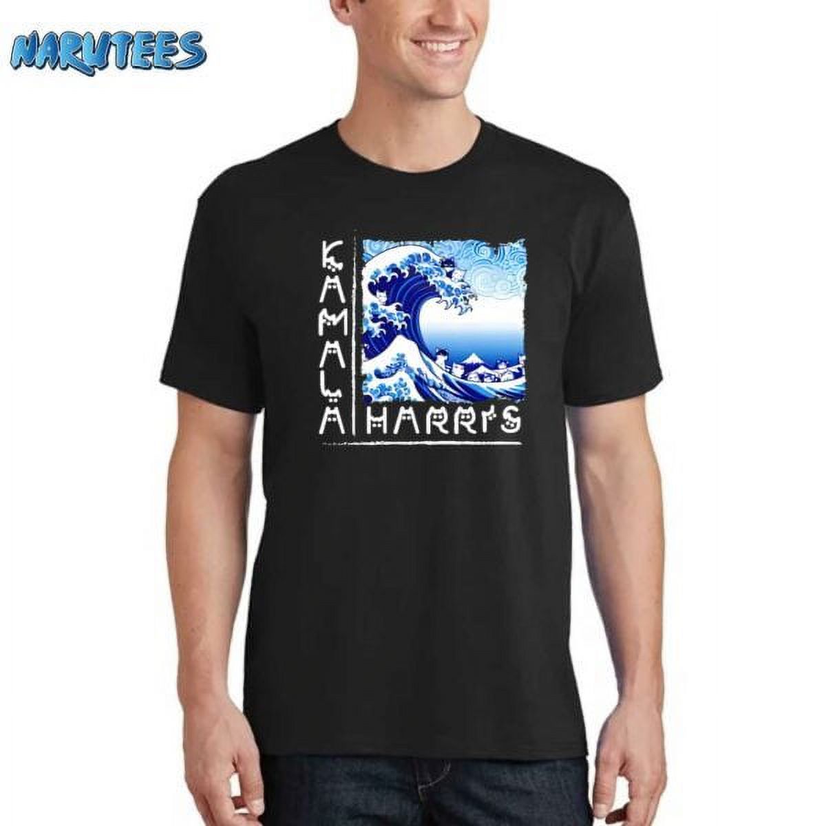 Blue Cats Wave Kamala Harris Cat Letterings Shirt - Walmart.com