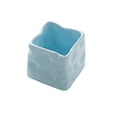 Blue Ceramic Cheese Shaped Storage Jar For Desktop Organization Pen ...