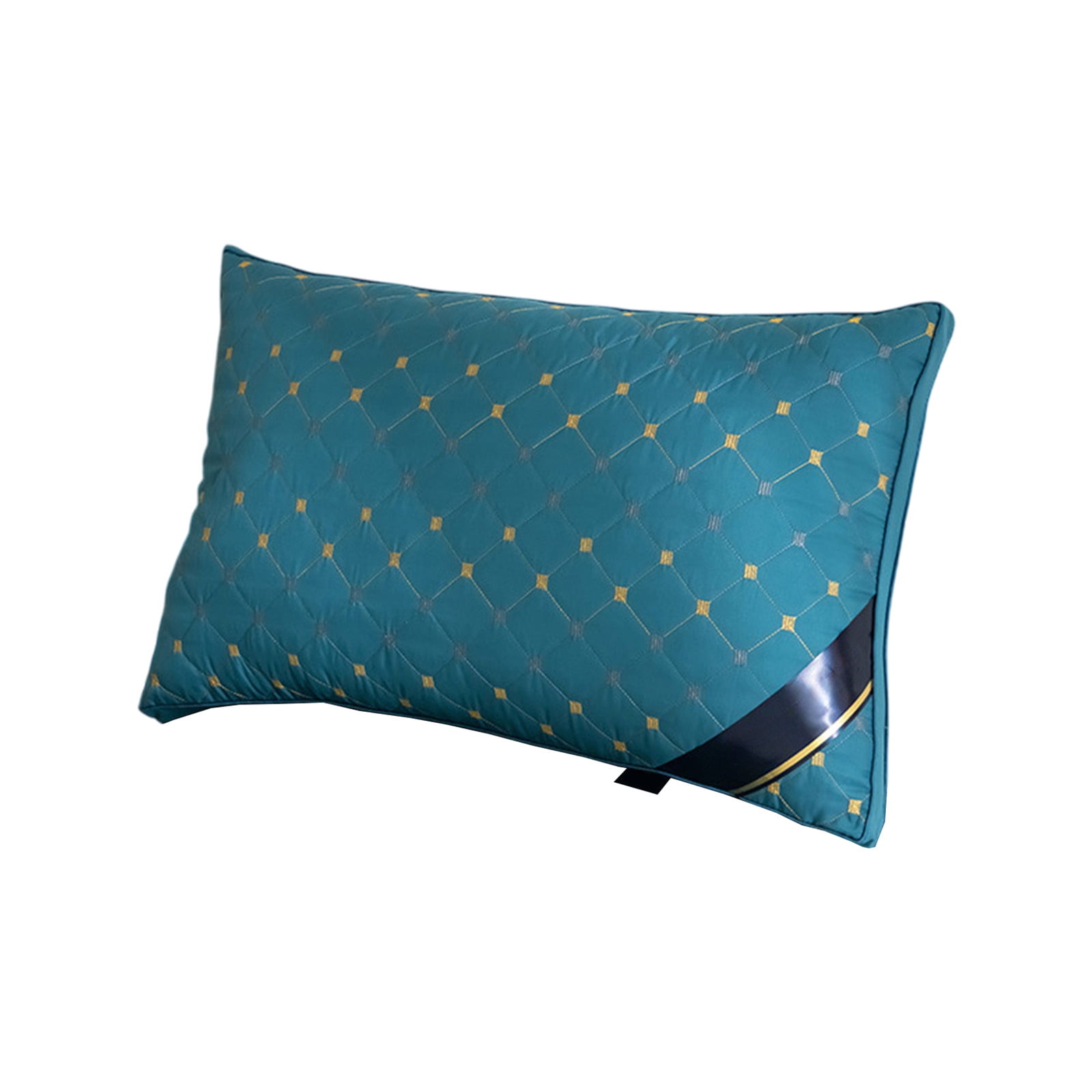 Blue Cervical Pillow For Neck Pain Relief Fiber Filled Support ...