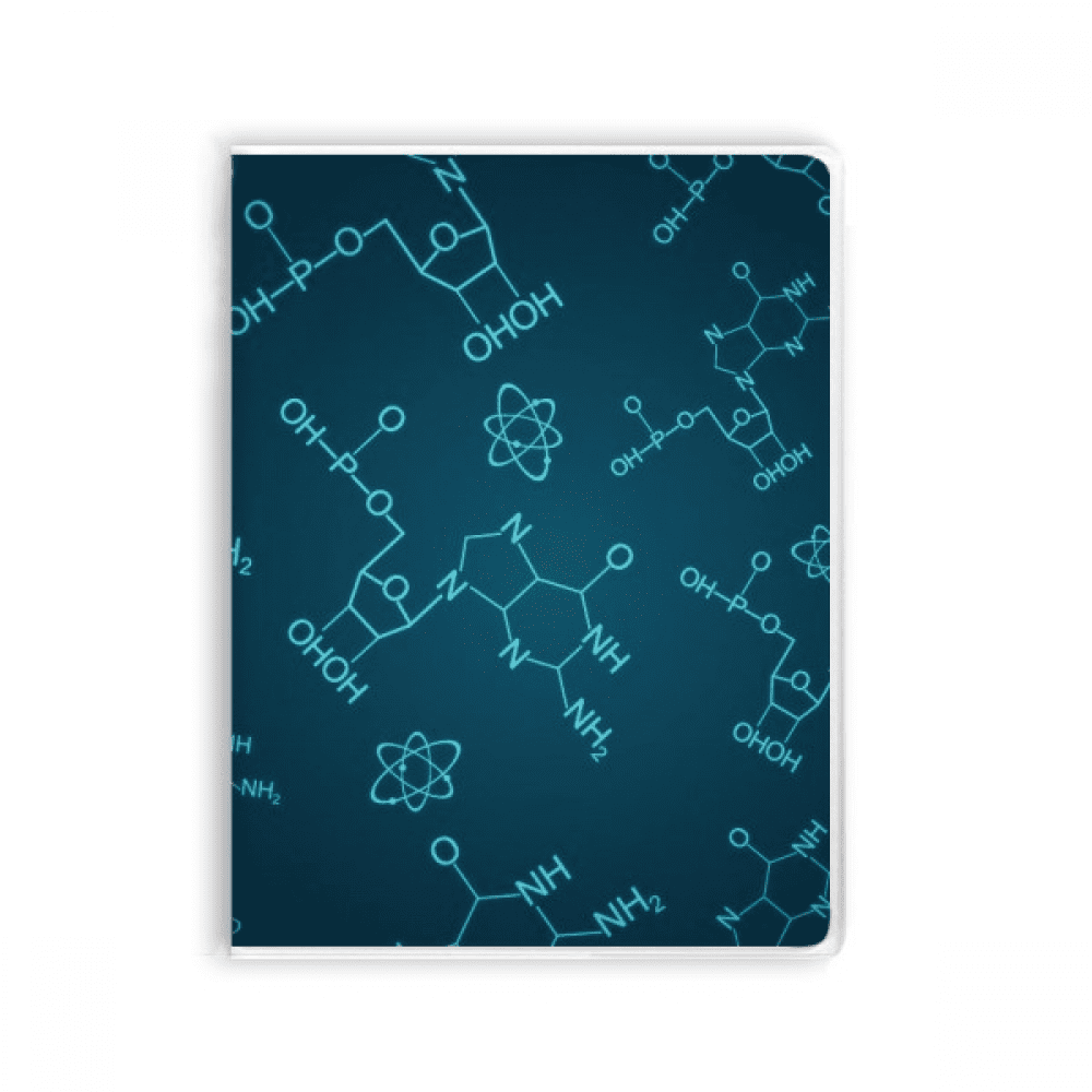 Blue Checal Molecular Structure Illustration Notebook Gum Cover Diary ...